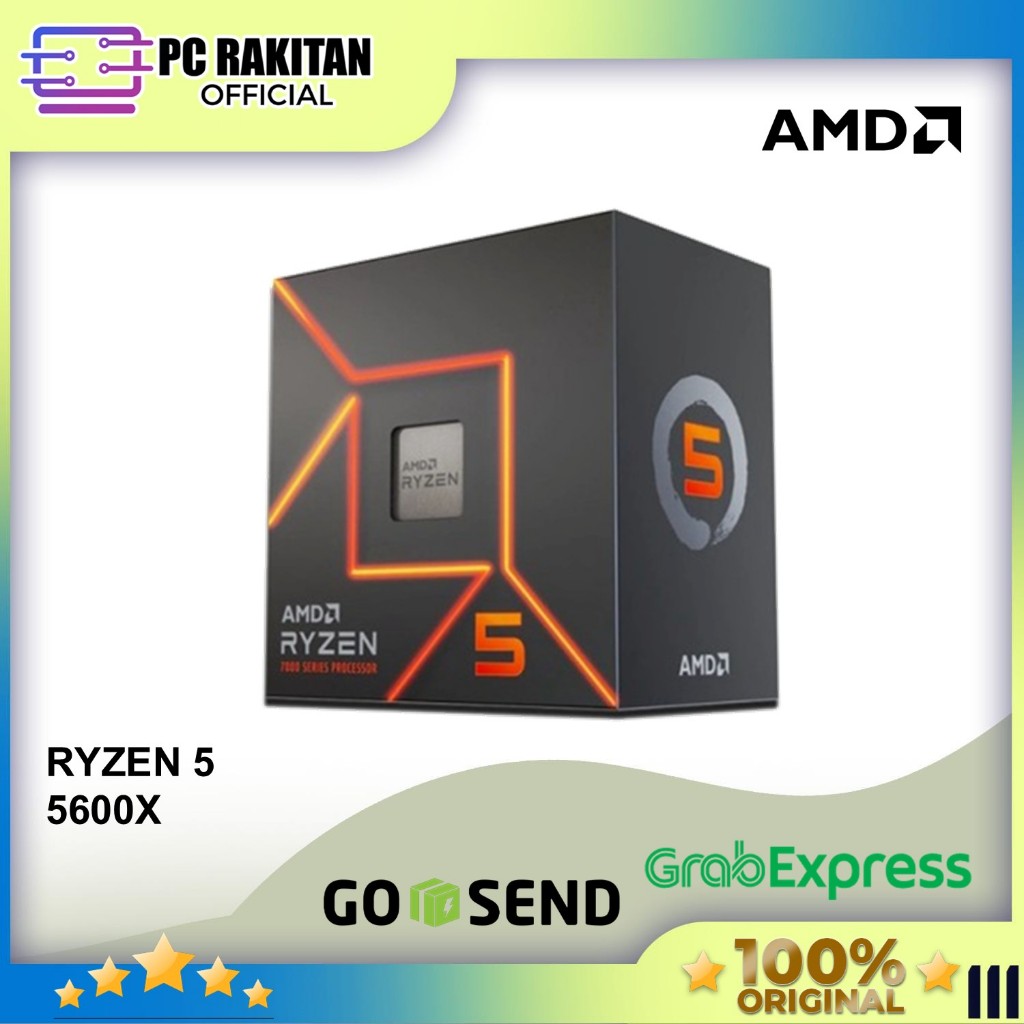 Jual AMD PROCESSOR RYZEN 5 5600X AM4 WRAITH STEALTH COOLER 3Y | Shopee ...