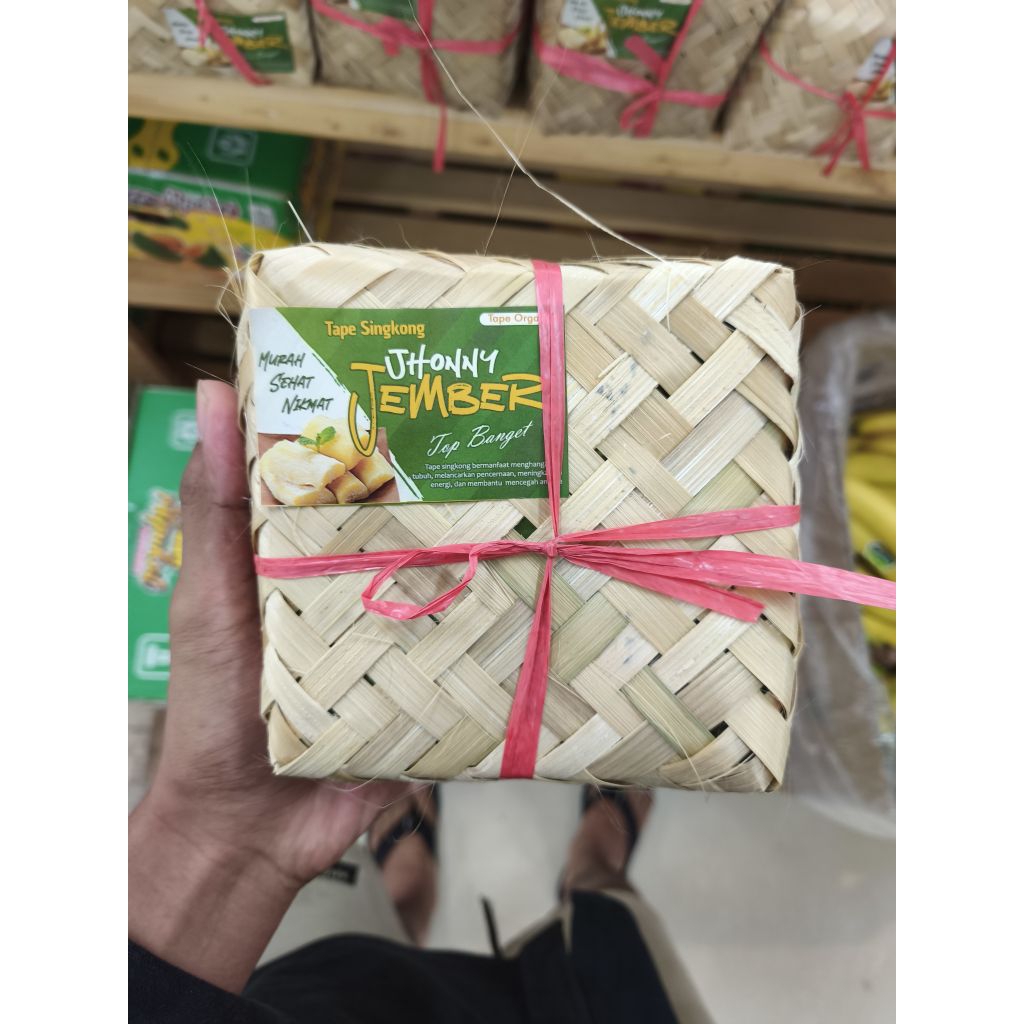 Jual Tape besek singkong Jember tape organik pcs | Shopee Indonesia