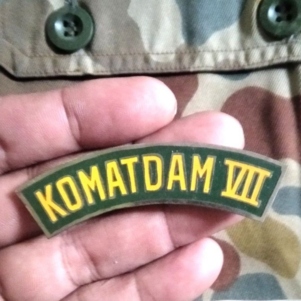 Jual patch tentara jadul era g30s dwikora tahun 1950 patch paldam ...