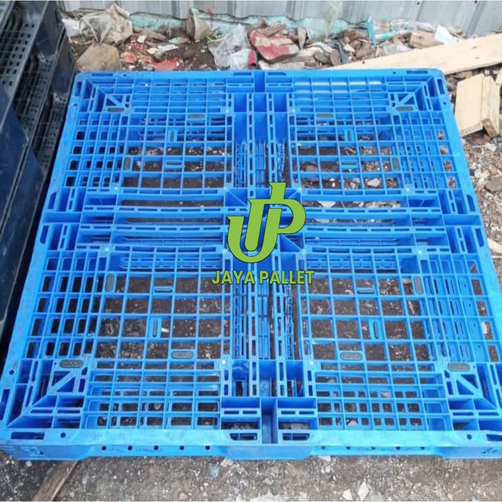 Jual pallet plastik ukuran 105x105x12, ada warna biru | Shopee Indonesia