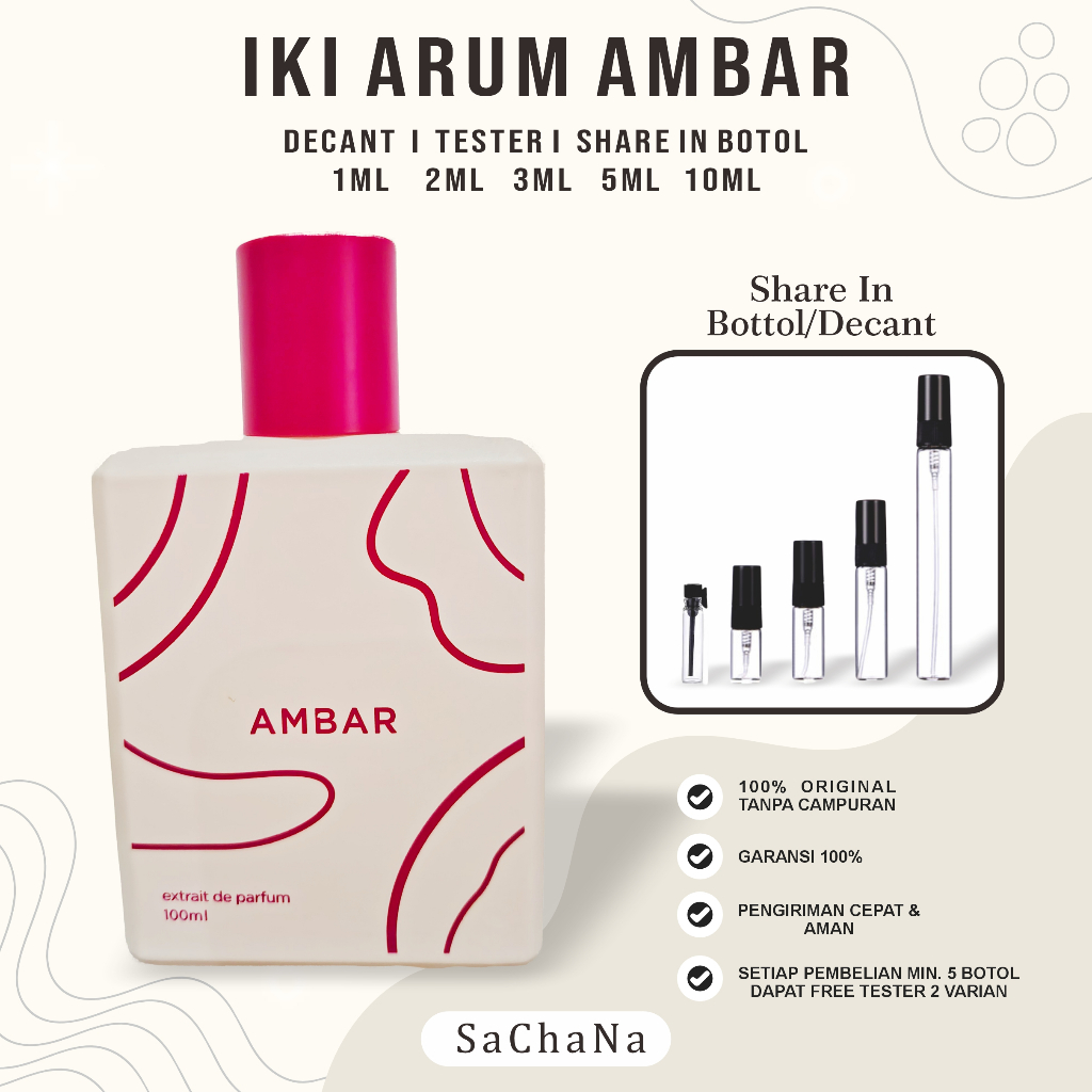 Jual IKI ARUM | AMBAR | ORIGINAL DECANT SHARE PERFUME 1/2/3/5/10ml ...