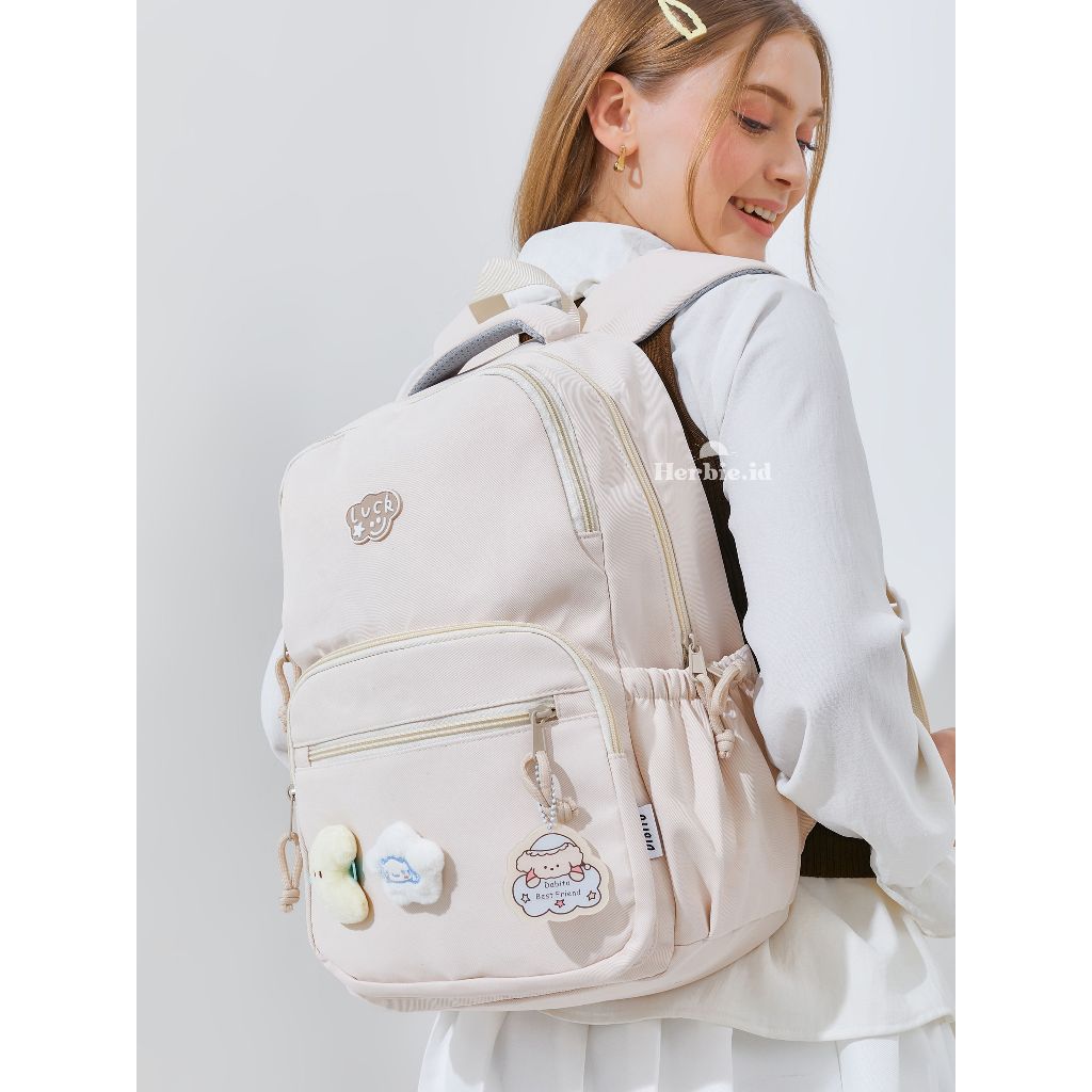 Jual Tas Sekolah Korea Backpack – Muat Laptop 16 Inch, Ringan & Stylish ...