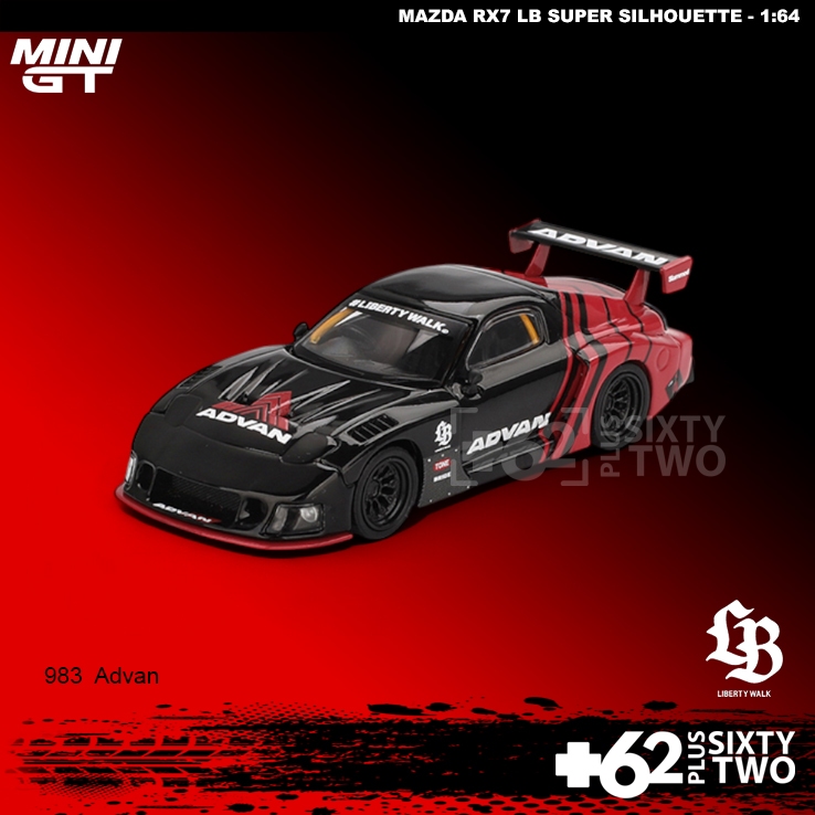 Jual Mini GT Mazda RX7 LB Super Silhouette LBWK 1/64 JDM Japanese Car ...