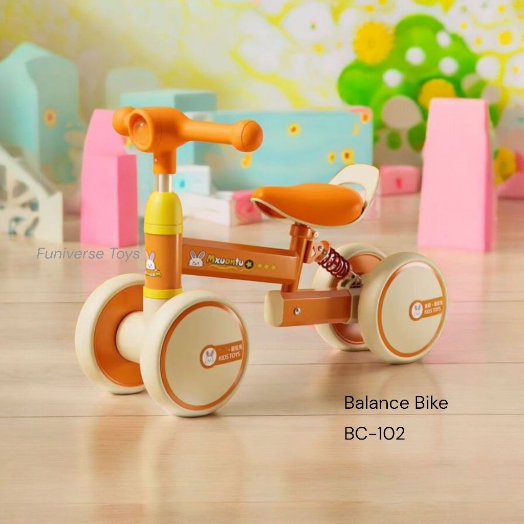 Jual Funiverse Balance Bike Orange Sepeda Anak | BC-102 | Shopee Indonesia