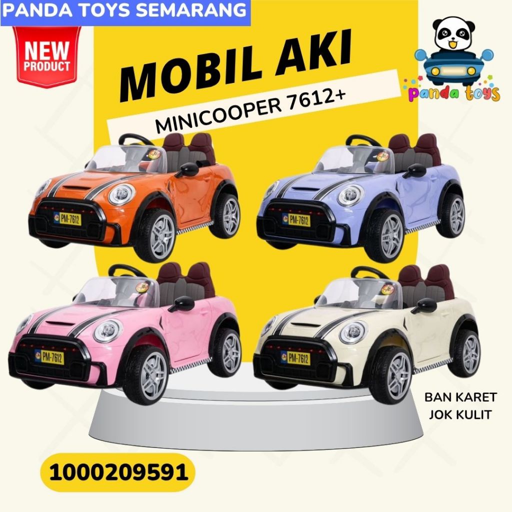 Jual Mobil Aki Mini Cooper Pacific PM-7612+ Ban Karet MOBIL AKI ANAK ...