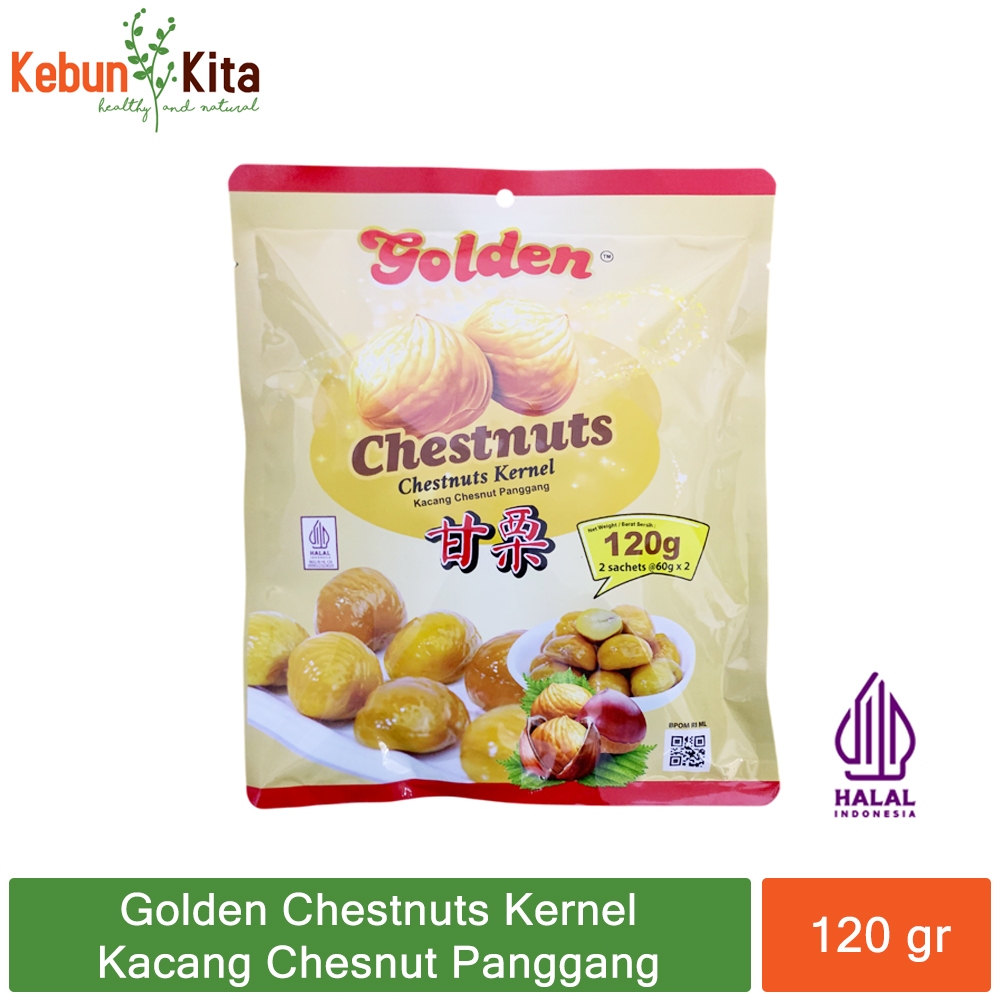 Jual Golden Chestnuts Kernel 120 gr (2 x 60 gr) - Kacang Chestnut ...