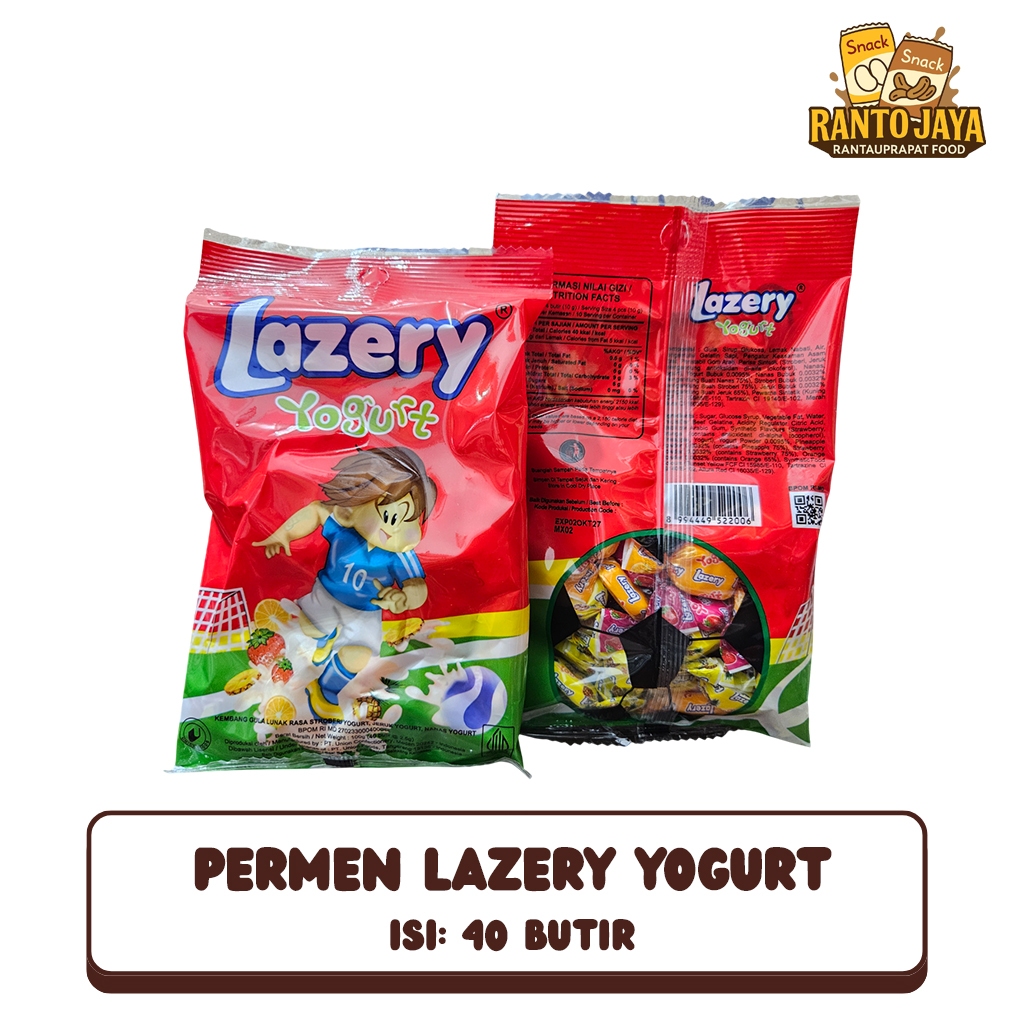 Jual Permen Lazery Yogurt isi 40 Butir | Shopee Indonesia