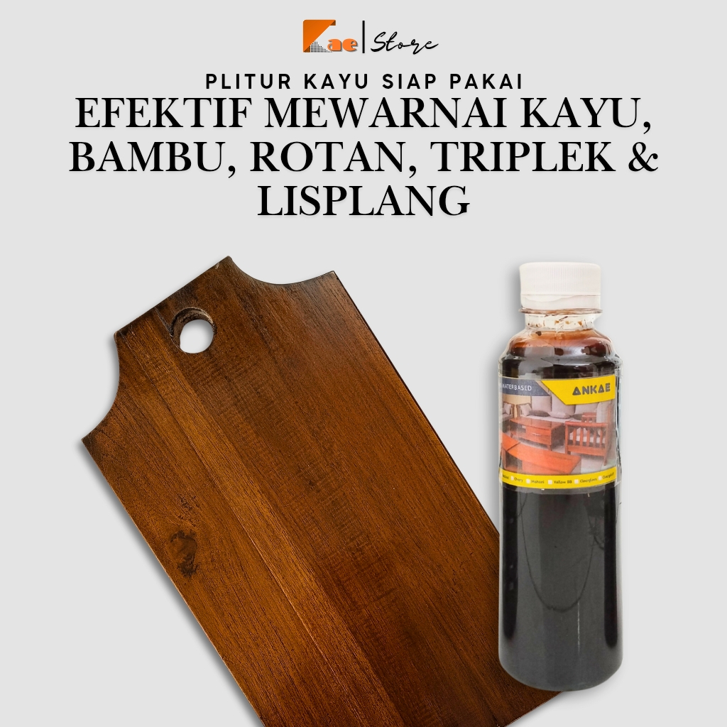 Jual Plitur Kayu Siap Pakai 250ml Cat Politur Jendela Pintu Kayu Bambu ...