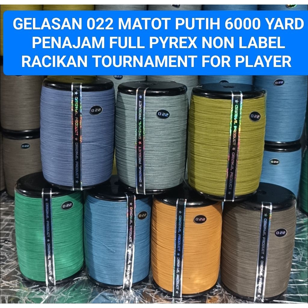 Jual GELASAN 022 MATOT PUTIH FULL PENAJAM PYREX 6000 YARD KLOS KAYU NON ...