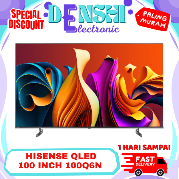 Jual HISENSE 100Q6N QLED UHD SMART GOOGLE TV 100 INCH / TV HISENSE 100 ...