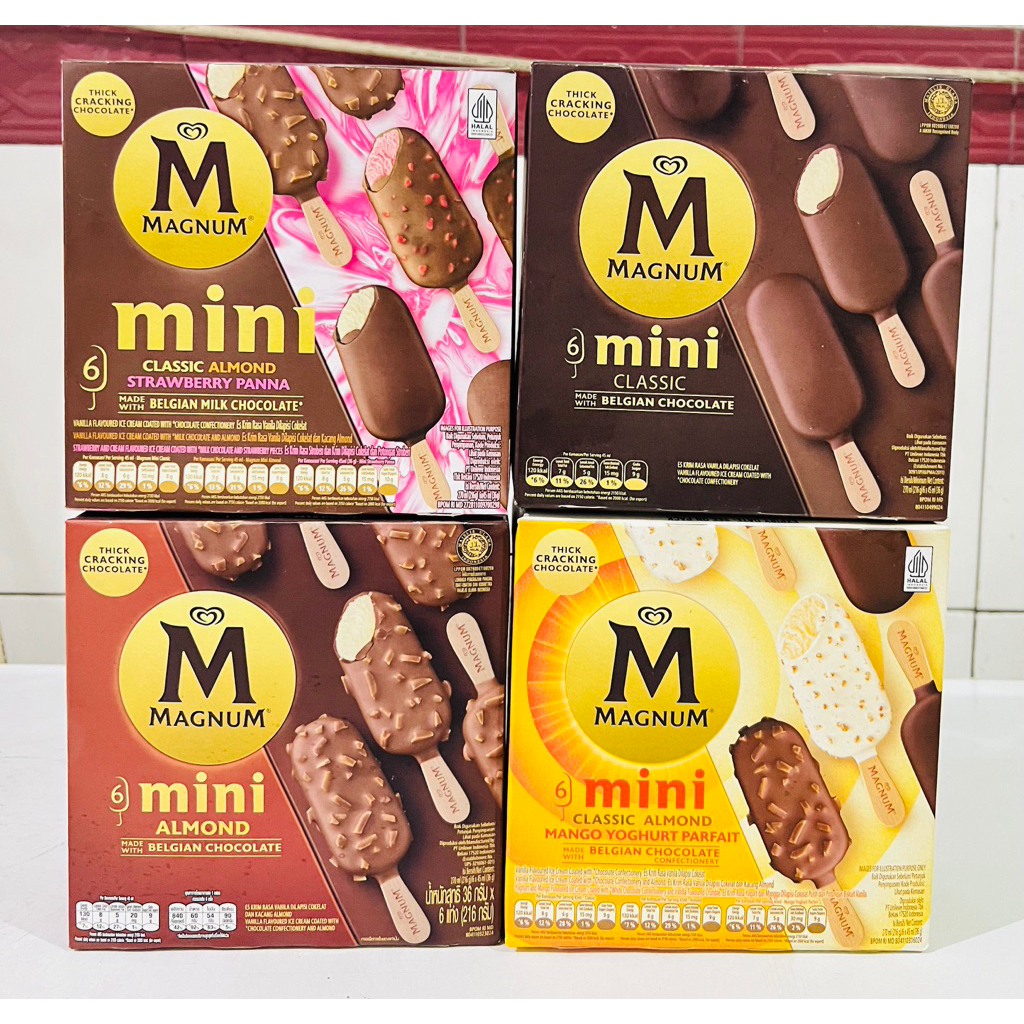 Jual PROMO WALLS MAGNUM MINI ISI 6 PCS PER KOTAK | Shopee Indonesia