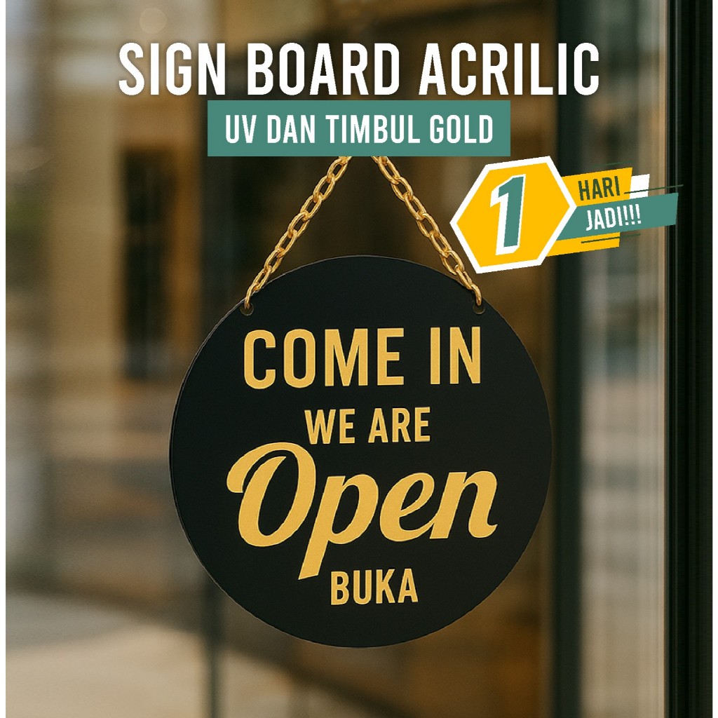 Jual Sign Board Buka Tutup | Shopee Indonesia