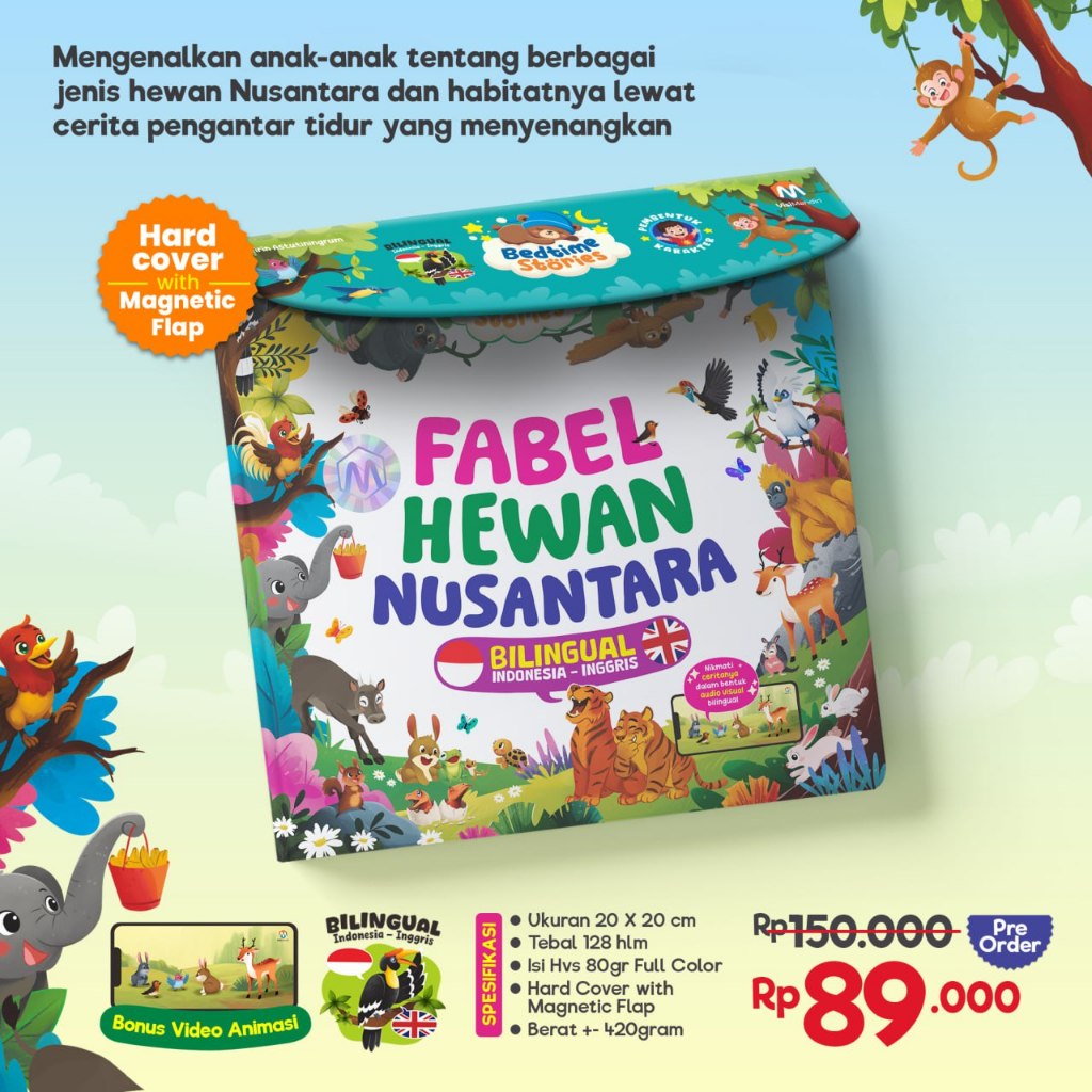 Jual Bedtime Stories Dongeng Fabel Hewan Nusantara Buku Dongeng Anak ...