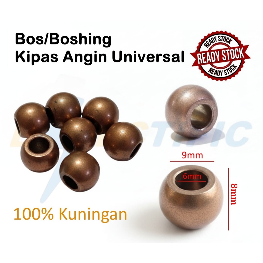 Jual Bos Kipas Angin Polos Tebal / Bosing Kipas Angin Polos As 6mm ...