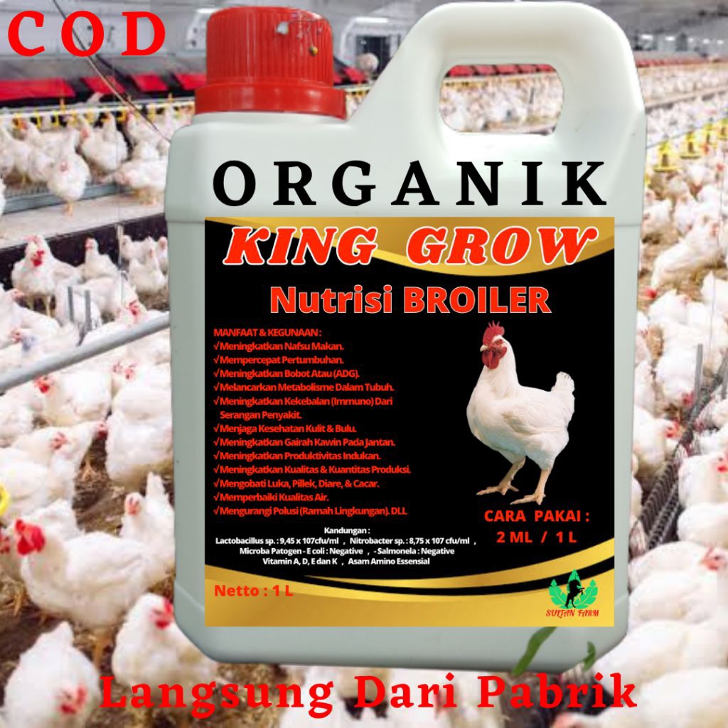 Jual king grow booster 1L Nutrisi ayam broiler | Shopee Indonesia
