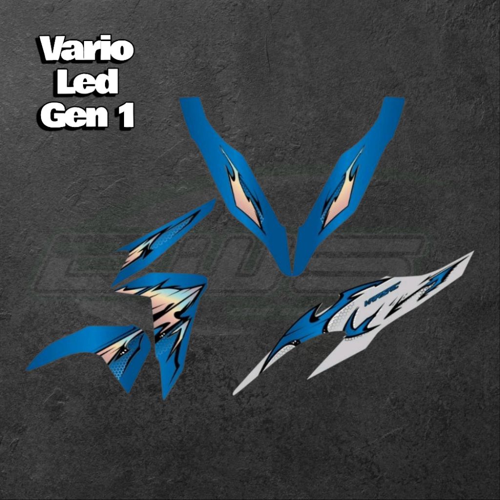 Jual Striping Vario Led Gen 1 Cutting Hollogram Transparan Custom ...