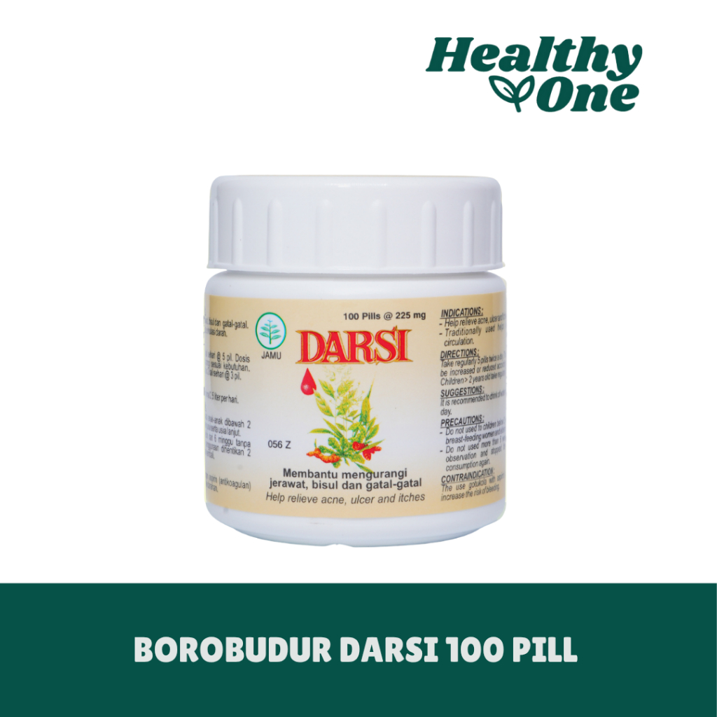 Jual DARSI PIL 100 PIL @225MG | Shopee Indonesia