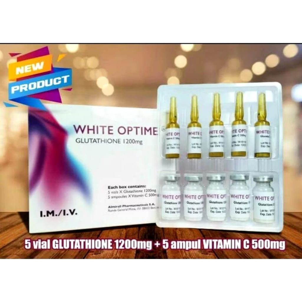 Jual white optime 1200mg original | Shopee Indonesia