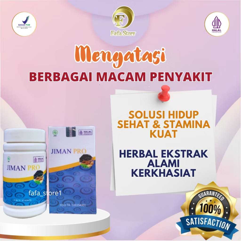 Jual JIMAN PRO OBAT HERBAL KESEHATAN MENGATASI BERBAGAI MACAM PENYAKIT ...