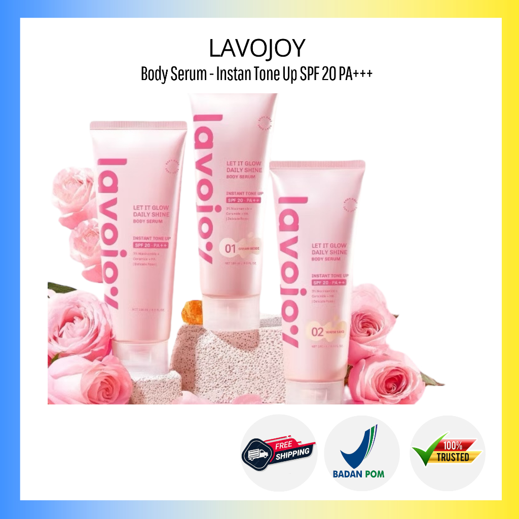 Jual Lavojoy Let It Glow Daily Shine Body Serum Instant Tone Up ...