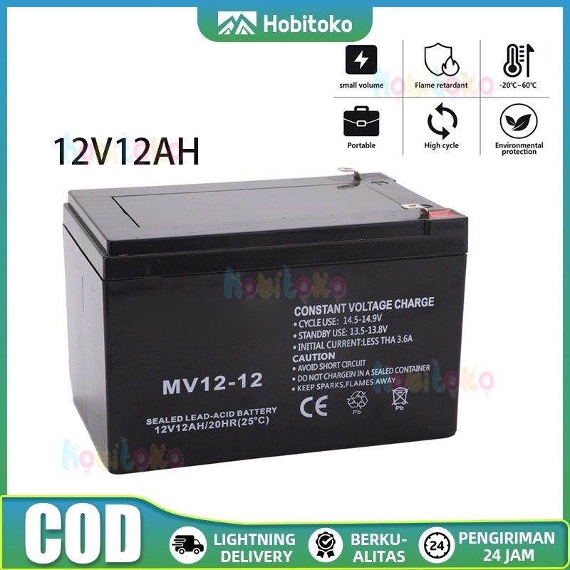 Jual Baterai Sel Kering 12V 8AH Baterai Sepeda Listrik Semprotan ...