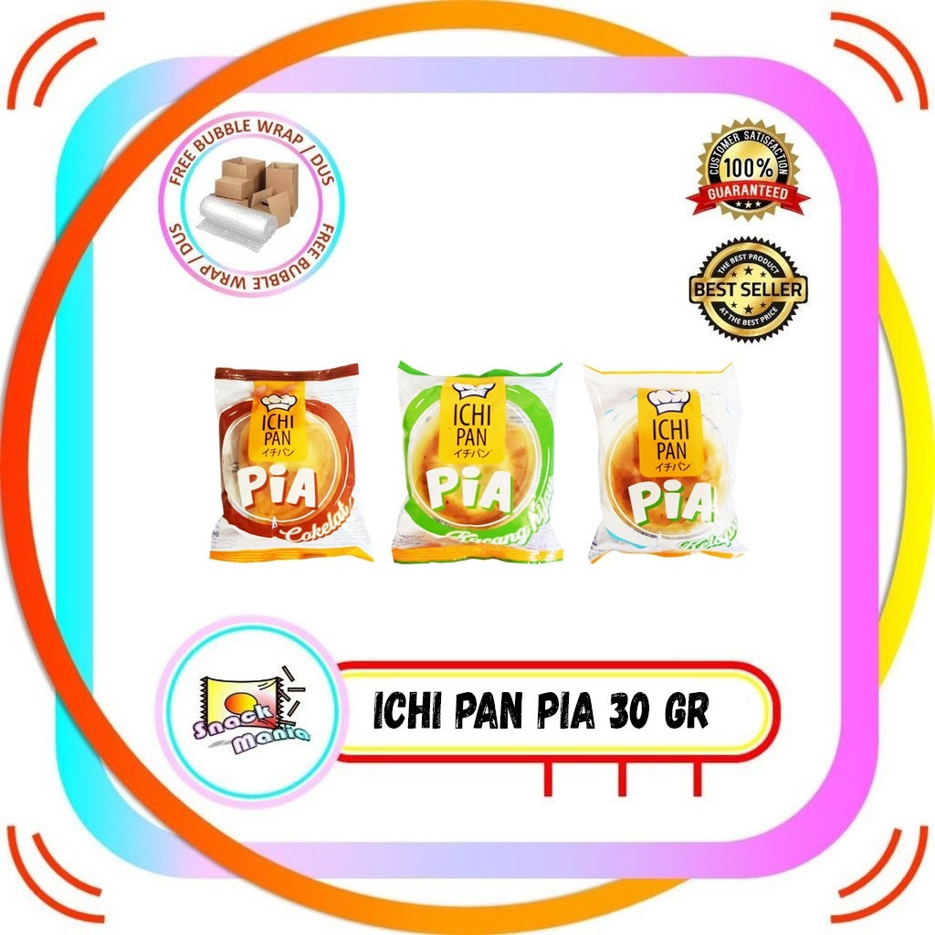 Jual PIA ICHIPAN ICHI PAN PIA ROTI PIA SNACK CEMILAN ENAK | Shopee ...