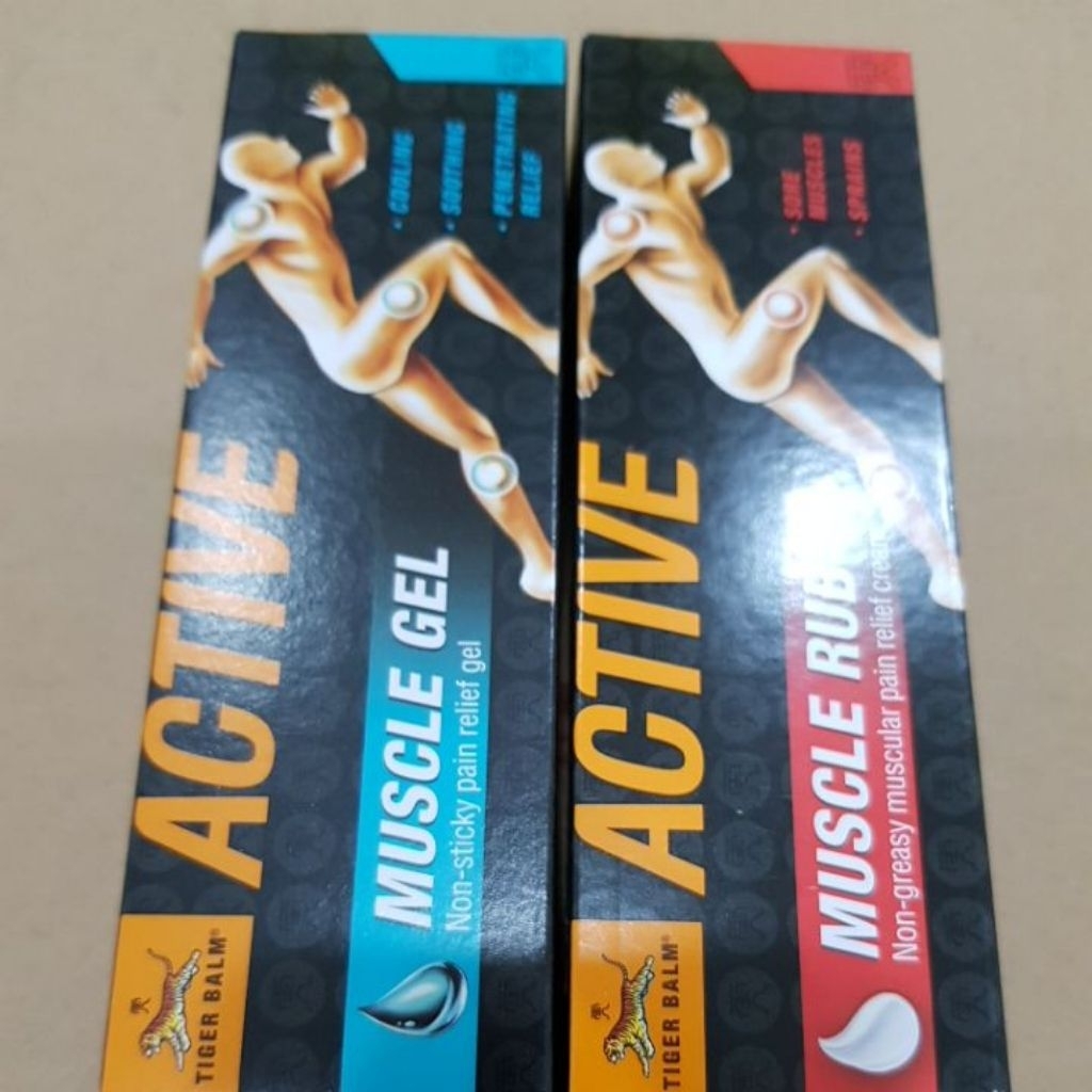 Jual Tiger Balm Active Muscle Rub / Active Muscle Gel | Shopee Indonesia