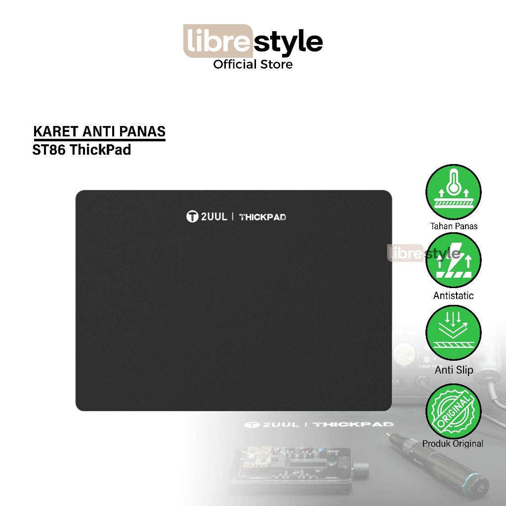 Jual 2UUL ST86 ThickPad Original - Karet Alas Service Anti Panas Tebal ...