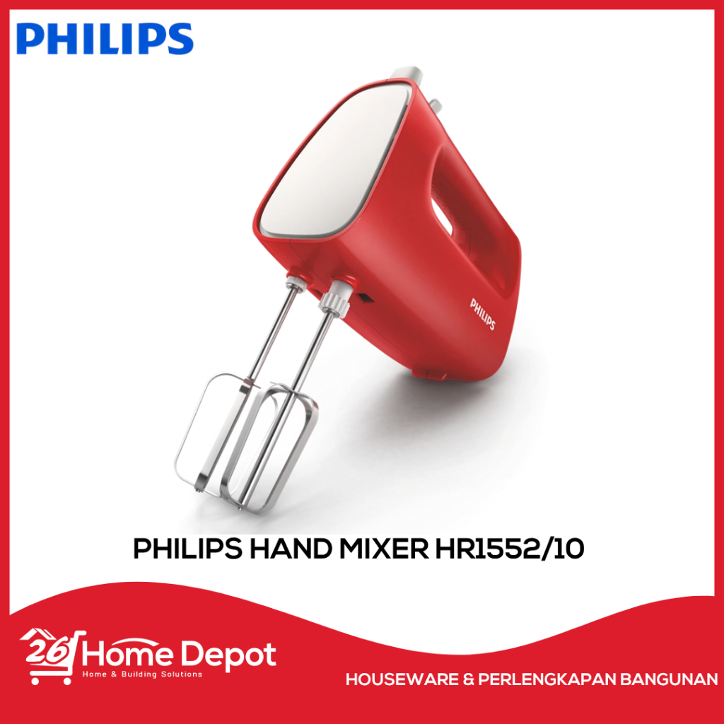 Jual PHILIPS Mixer Philips Hand Mixer HR1552/10 | Mixer Pencampur ...