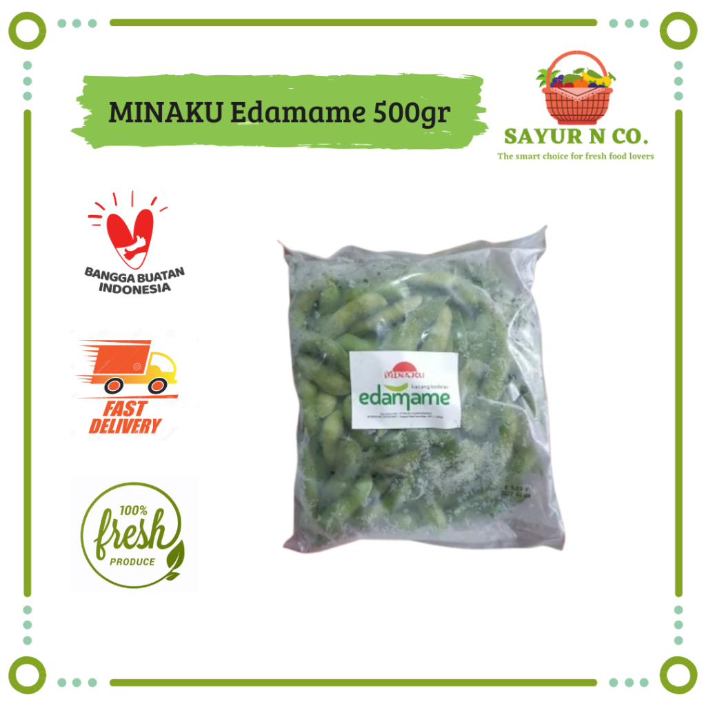 Jual MINAKU Edamame 500gr | Sayur N Co Bekasi | Shopee Indonesia