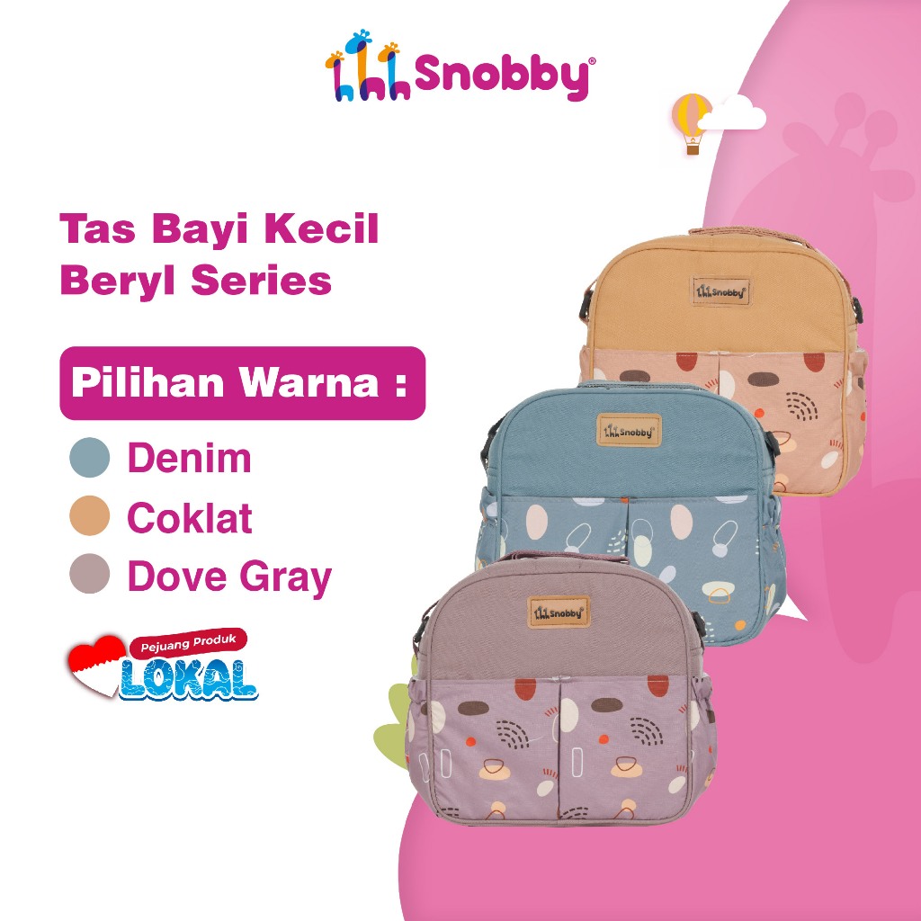 Jual Snobby Tas Bayi Kecil Saku Motif Beryl Series SBT2473 | Shopee ...