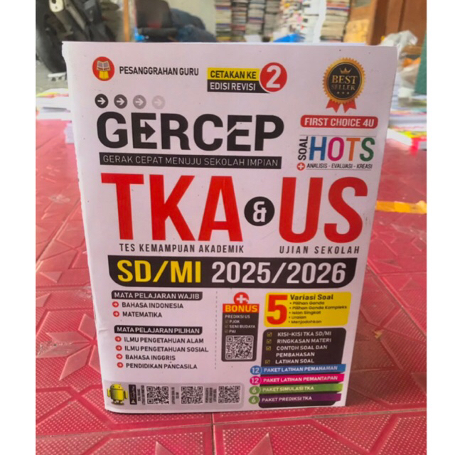 Jual BUKU GERCEP TKA & US UNTUK SD/MI 2025/2026 | Shopee Indonesia