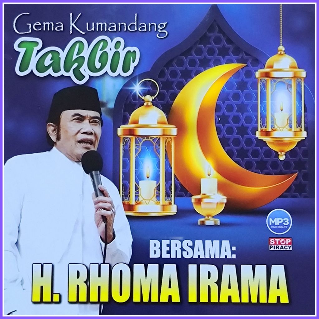 Jual Kaset MP3 Audio Lagu Religi Islami Takbiran Lebaran H. Rhoma Irama ...