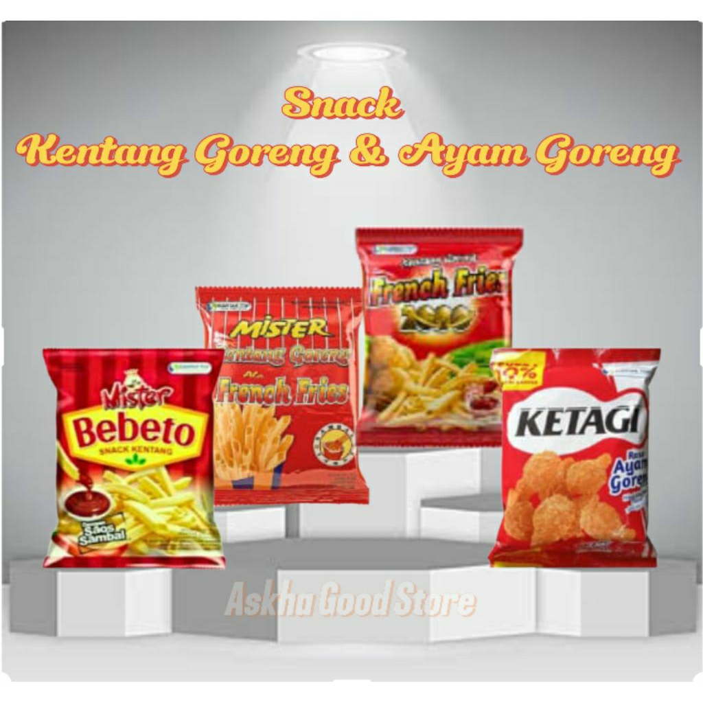 Jual Snack Kentang Goreng & Ayam Goreng (Isi 10pcs) | Shopee Indonesia