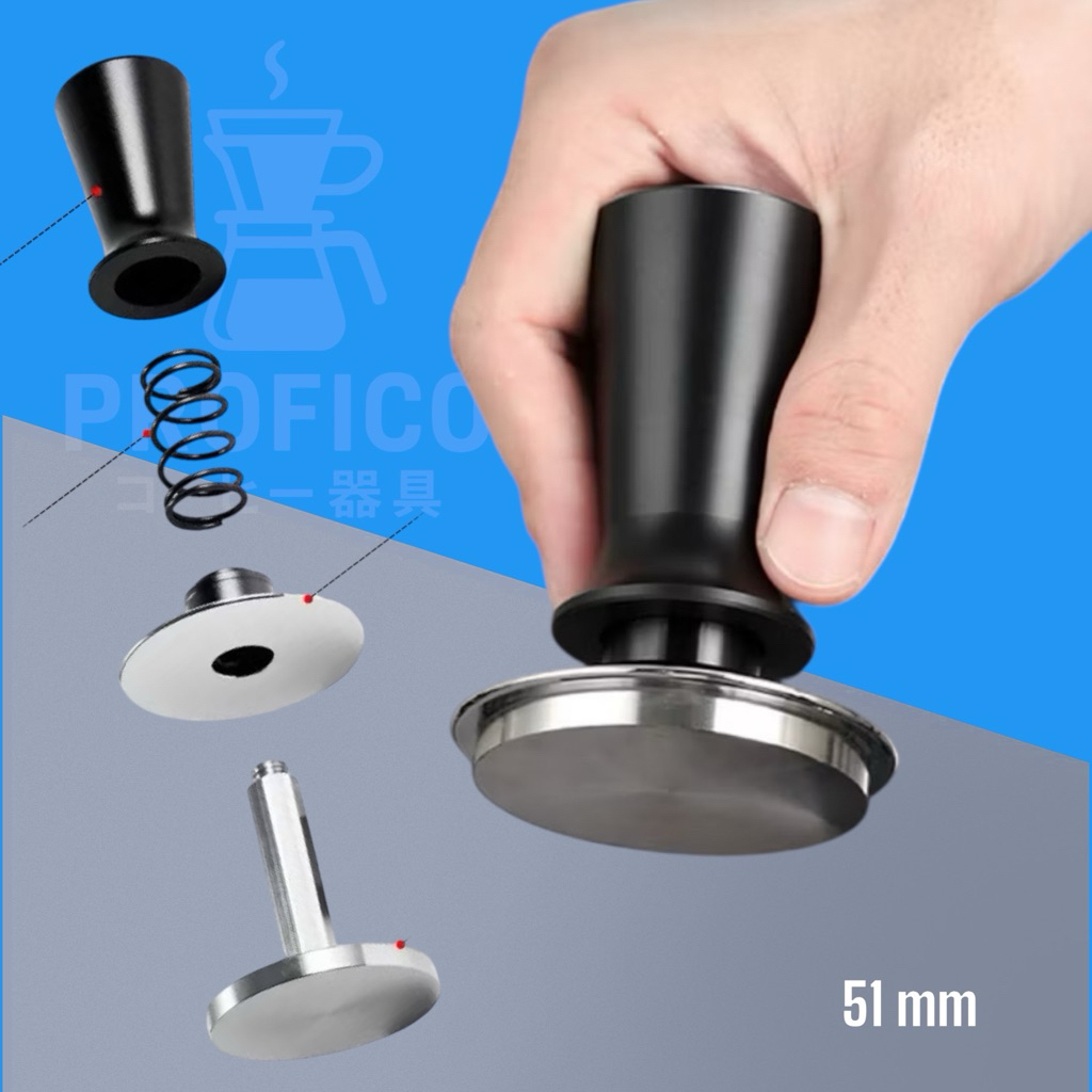 Jual Klik tamper 51mm coffee tamper calibrated Anti Miring pressure ...