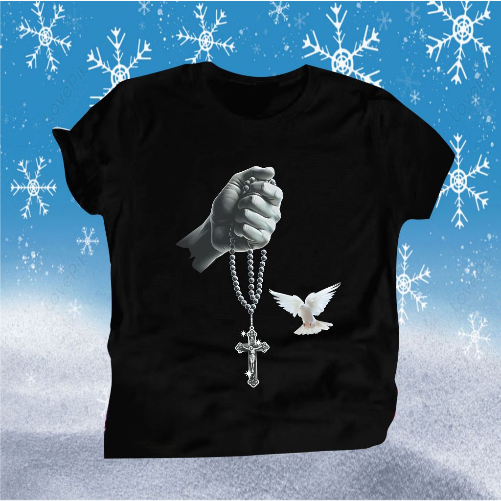 Jual Kaos Rohani Rosalio Baju Religi Dewasa Natal Pria dan Wanita Murah ...