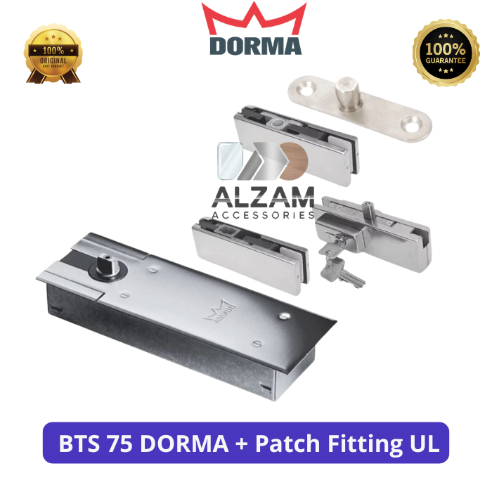 Jual Floor Hinge BTS 75 Dorma Set Patch Fitting UL | Shopee Indonesia