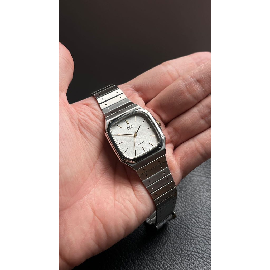 Jual SEIKO CHRONOS TV SHAPE SUNBURST DIAL | Shopee Indonesia