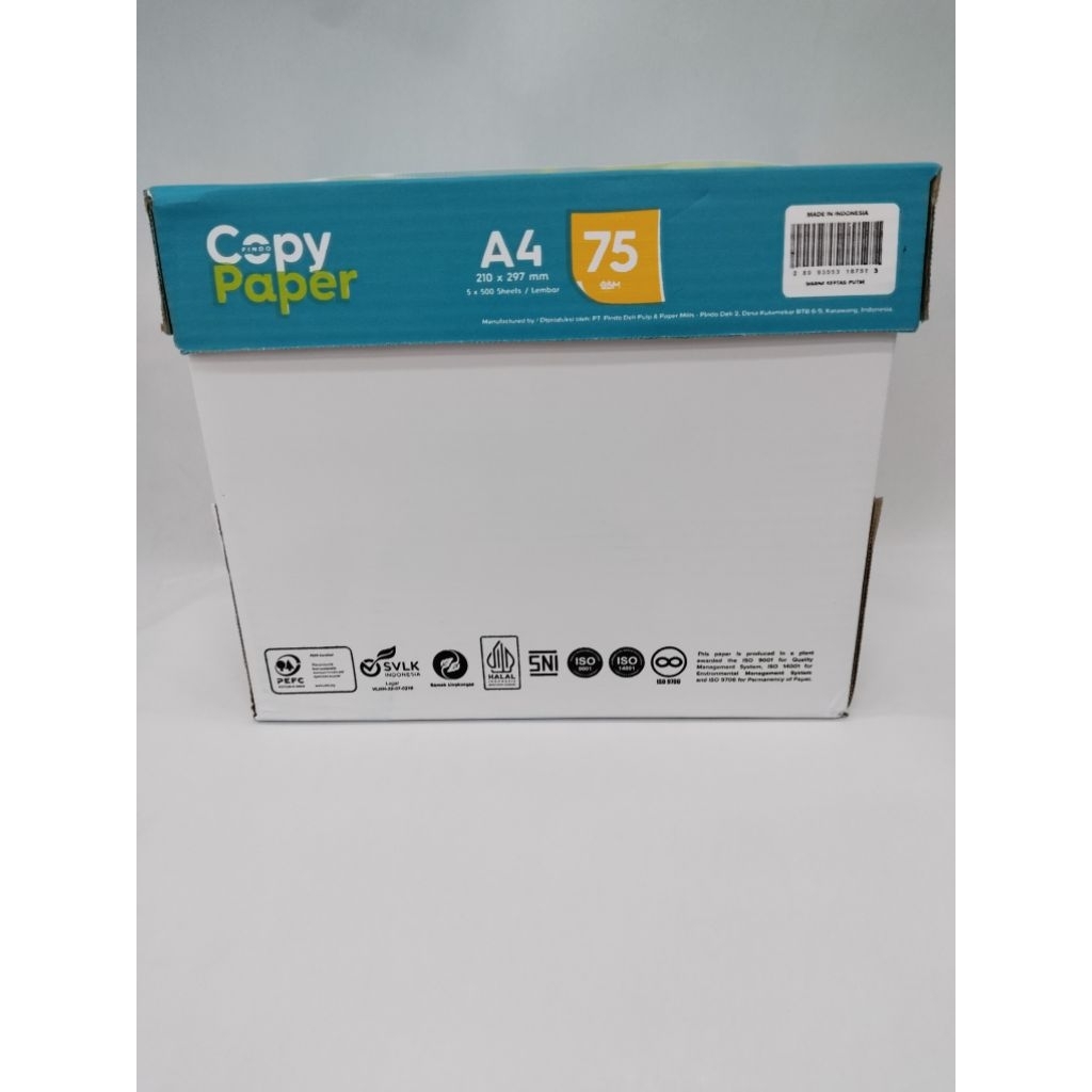 Jual Kertas Hvs Copy Paper// BMO A4 75 Gr per Box isi 5 Rim | Shopee ...