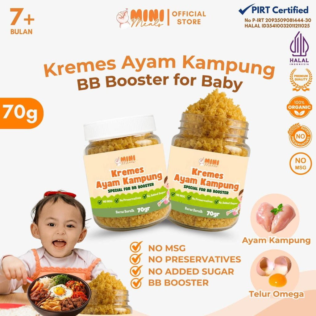 Jual [Kremes Ayam Kampung Minimeals Premium] Kremesan Mpasi Kremes Non ...