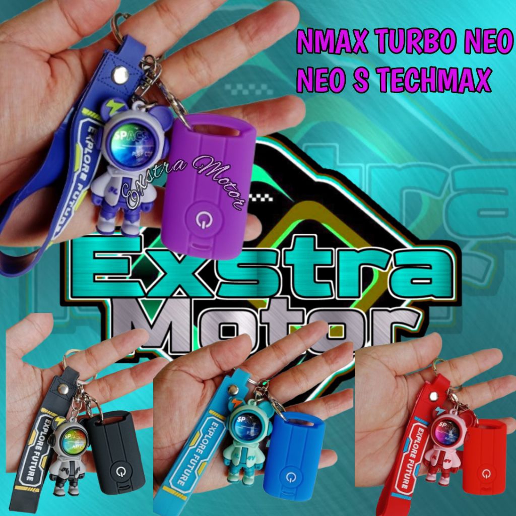 Jual Paket Gantungan karakter plus cover kunci remote NMAX TURBO NEO ...