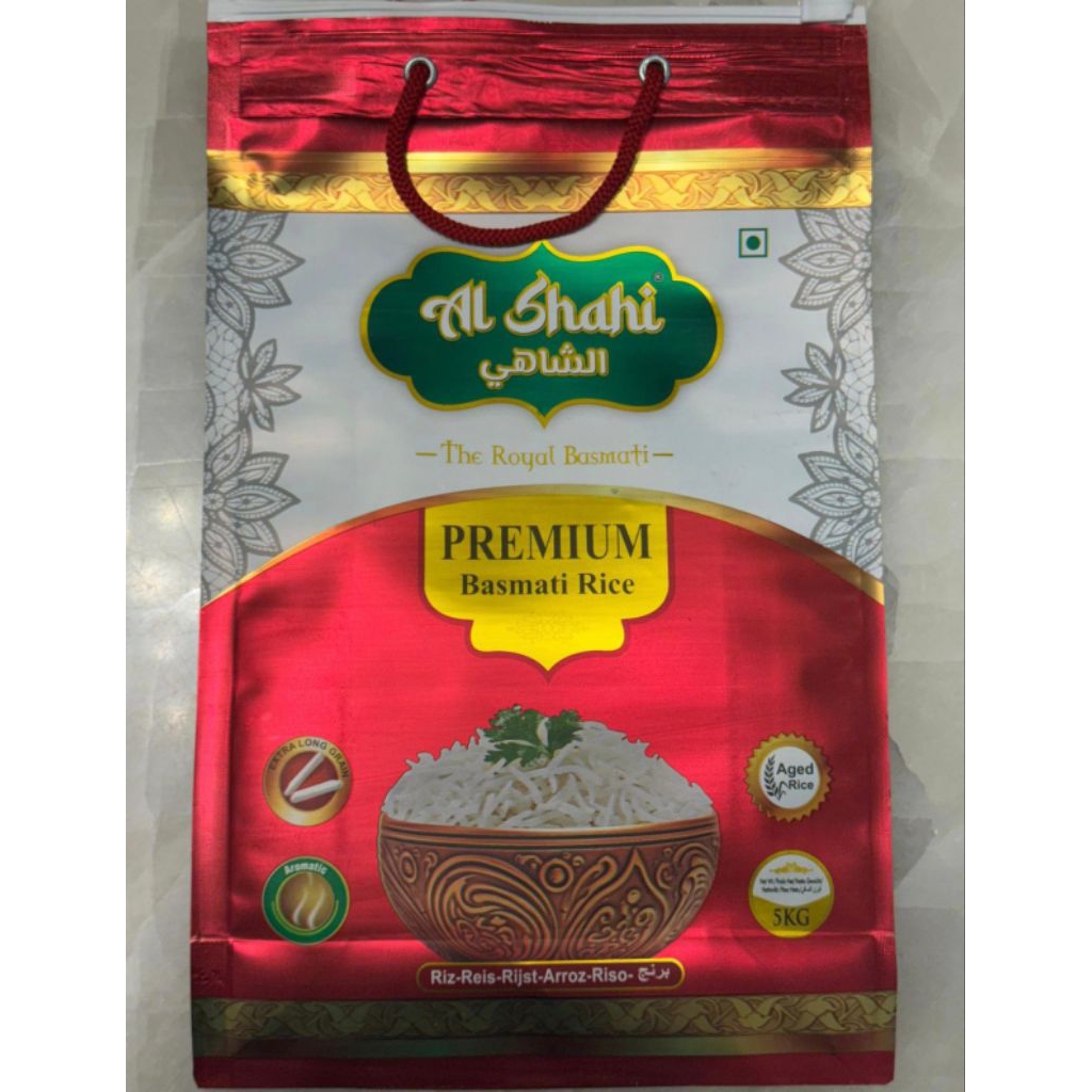 Jual Beras Basmati Al Shahi 5kg | Premium Long Grain Rice Import ...