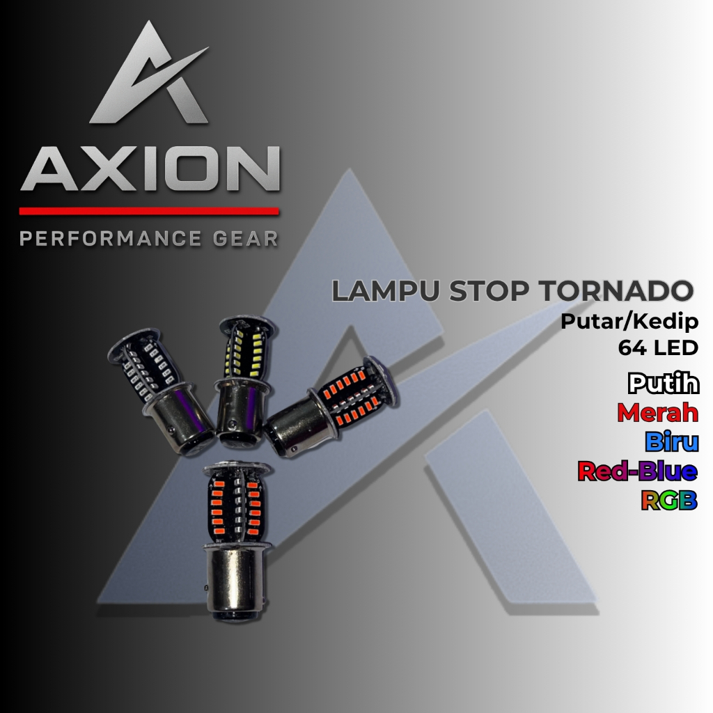Jual Lampu LED Rem Belakang Putar Motor Mobil Strobo 64 LED Super ...