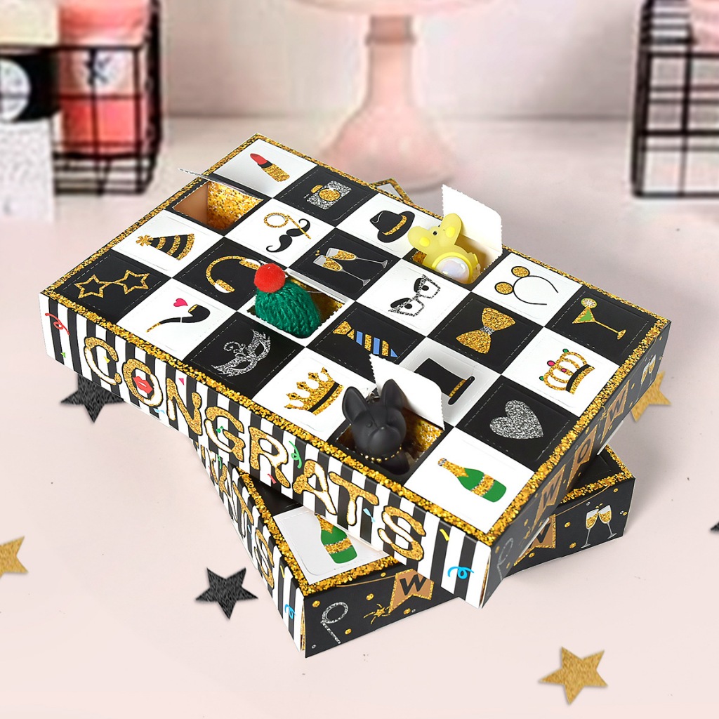 Jual Blind box 24 sekat surprise blind box - kotak gift birthday party ...