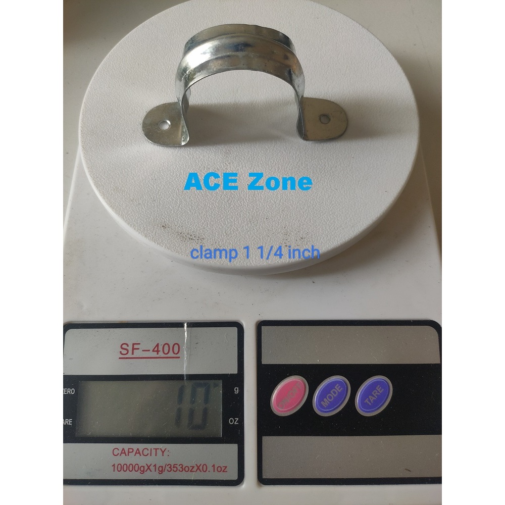 Jual [10Pcs] ACE Zone Clamp Omega Klem Pipa PVC Paralon Plat Besi ...