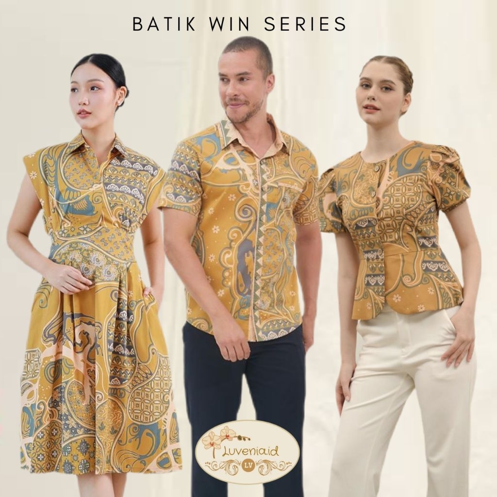Jual WIN Series / Batik wanita modern terbaru/ Batik Jumbo/ Couple Batik/ Seragam Batik/ Batik ...