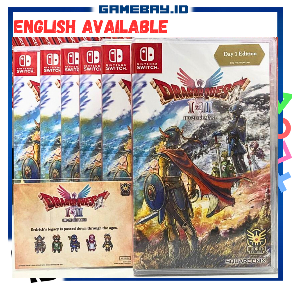 Jual Nintendo Switch Dragon Quest I & II HD - 2D Remake - Standard ...