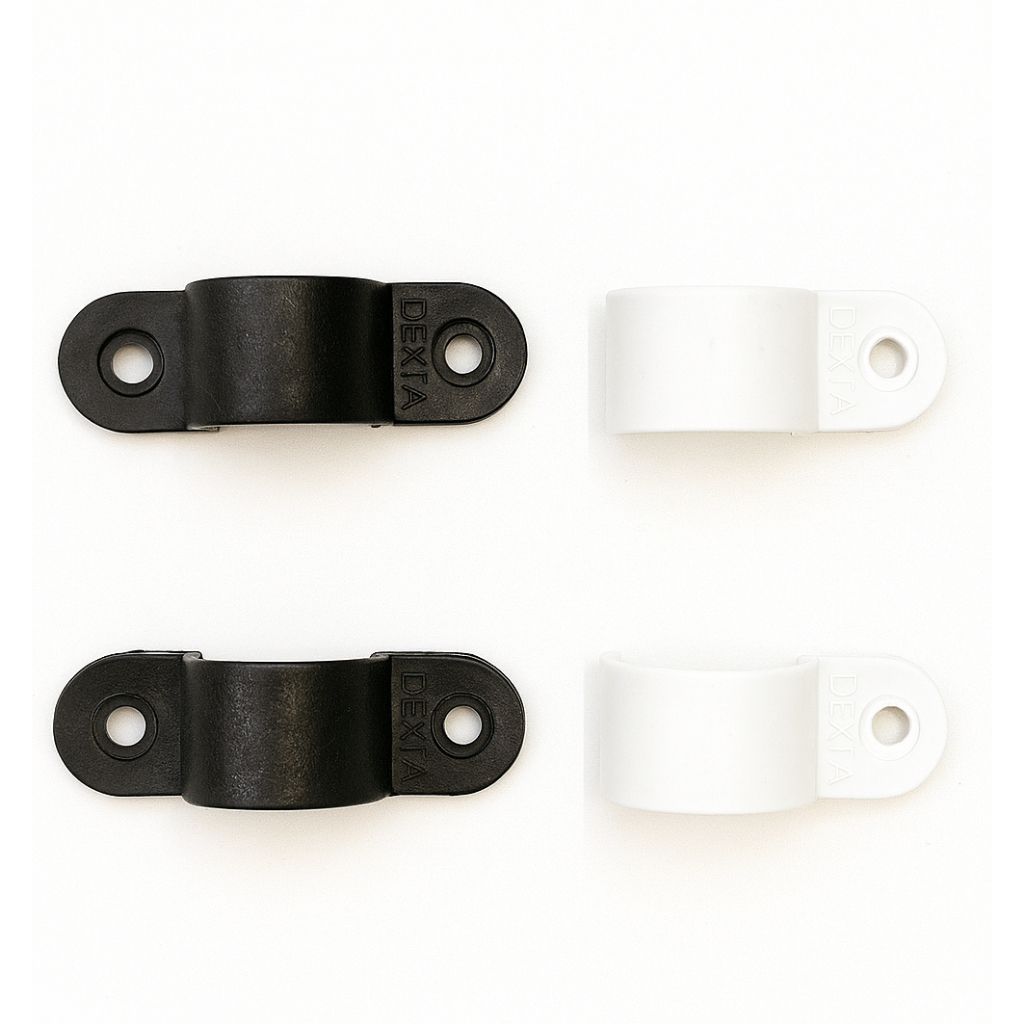 Jual DEXTA Klem Pipa PVC 20mm Warna Hitam Dan Putih | Shopee Indonesia