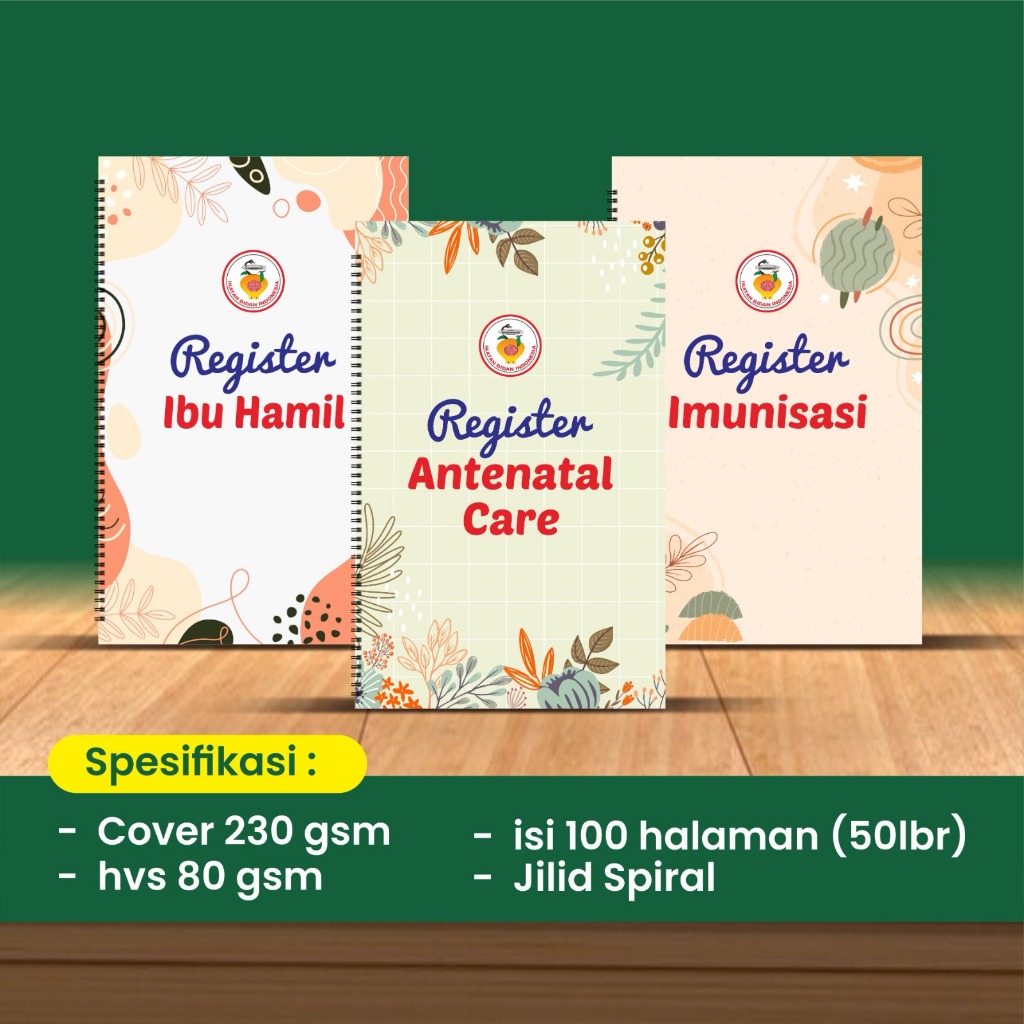 Jual Buku Register Kebidanan F4 Full Color 50 Lembar | Shopee Indonesia