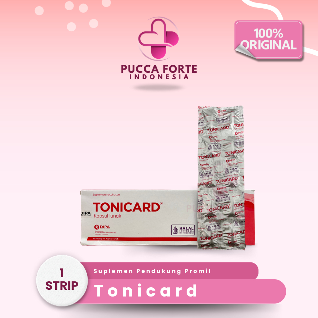 Jual Tonicard (Strip) - Suplemen Pendukung Promil dan Menjaga Kesehatan ...